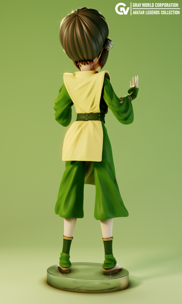Toph Beifong Avatar The Last Airbender 3D Print Model in Child 3DExport