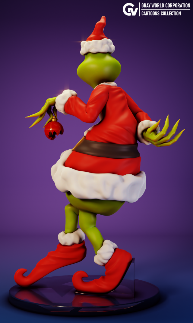 The Grinch How The Grinch Stole Christmas 3D Print Model in Man 3DExport