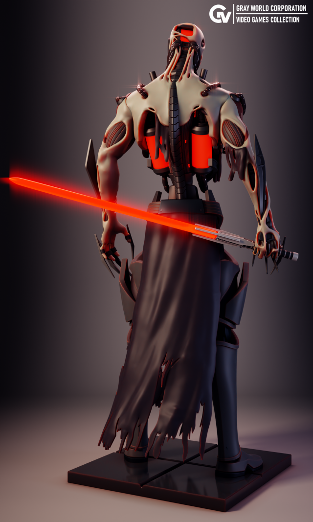 Lord Starkiller STAR WARS - The Force Unleashed Modelo de impresión 3D in Hombre 3DExport
