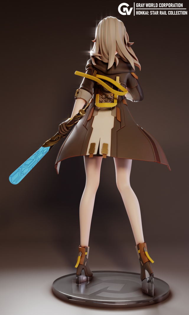 Stelle Honkai Star Rail 3D Print Model in Woman 3DExport