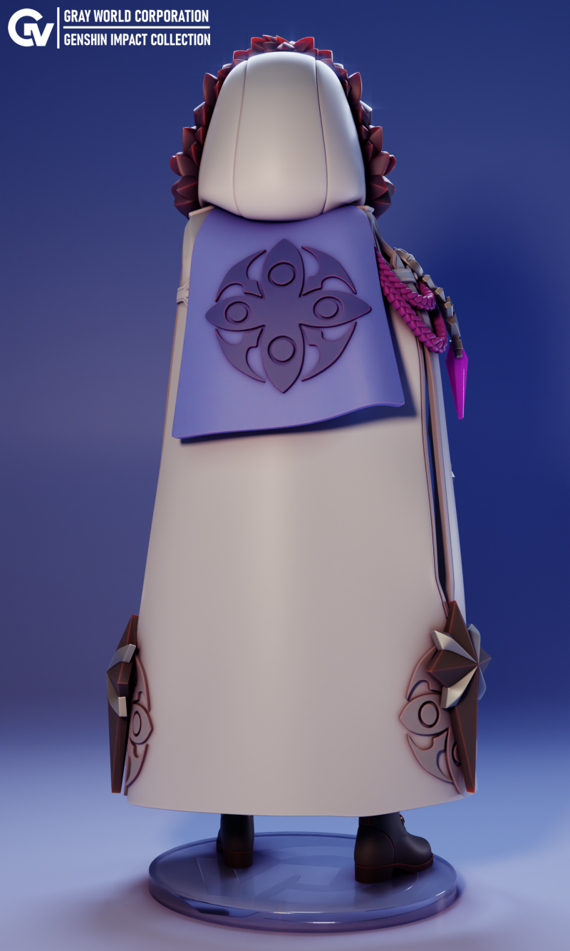 Scaramouche 2 Genshin Impact 3D Print Model in Man 3DExport