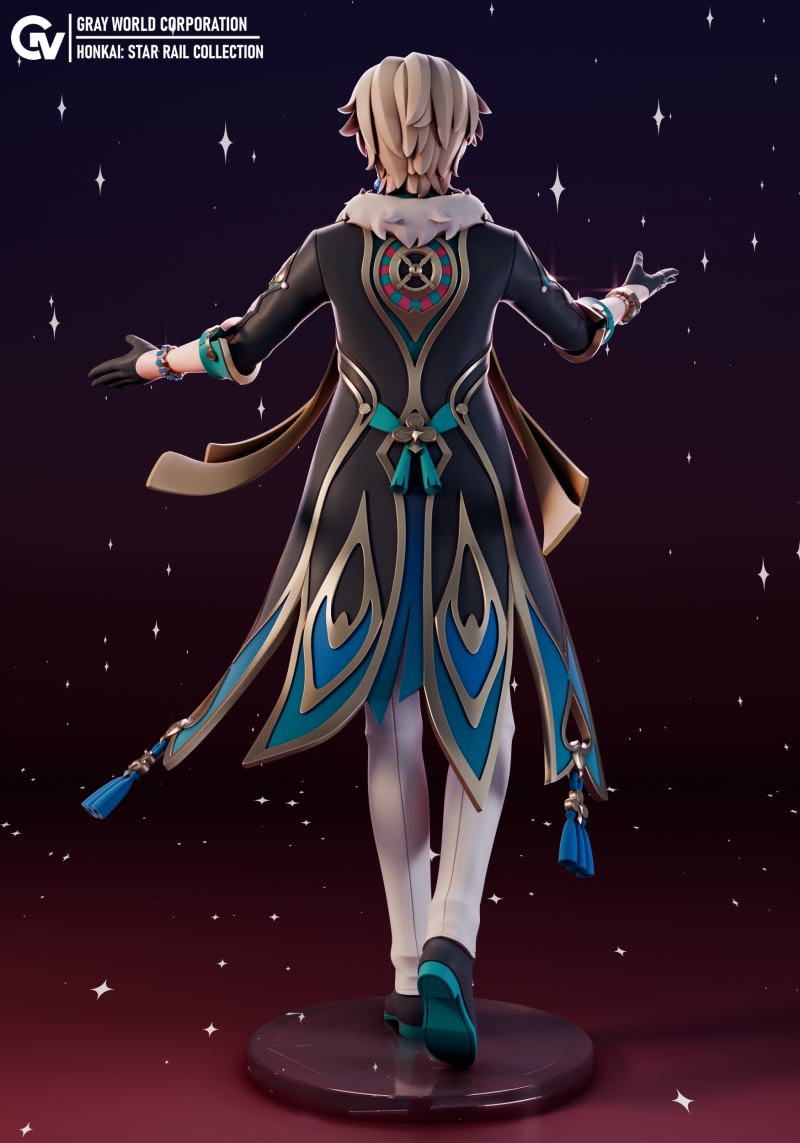 Aventurine Honkai Star Rail 3D Print Model in Man 3DExport