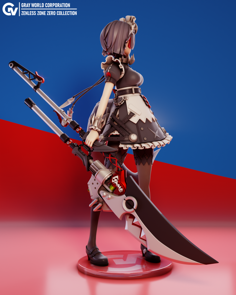 Ellen Joe Zenless Zone Zero 3D Print Model in Woman 3DExport