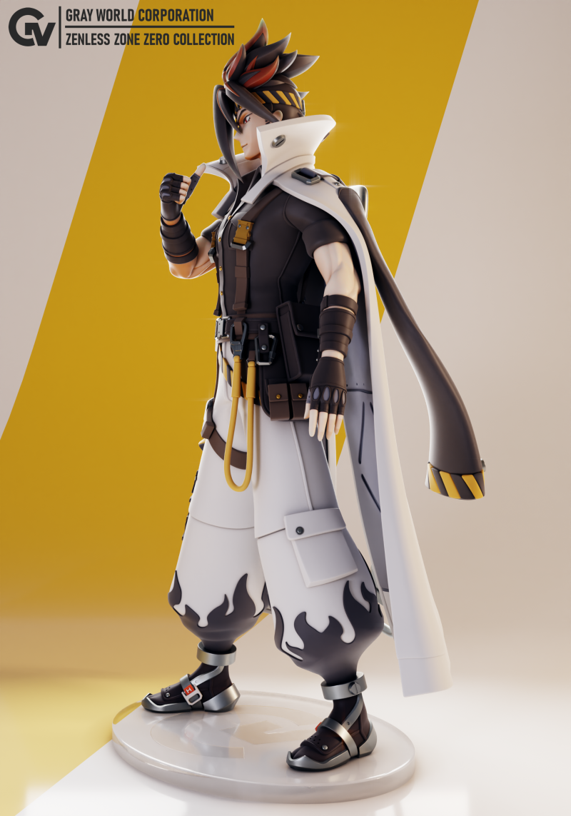 Anton Ivanov Zenless Zone Zero 3D Print Model in Man 3DExport