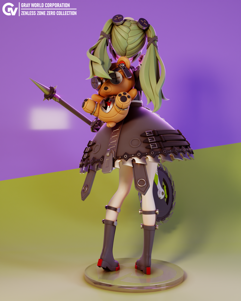 Corin Wickes Zenless Zone Zero 3D Print Model in Woman 3DExport