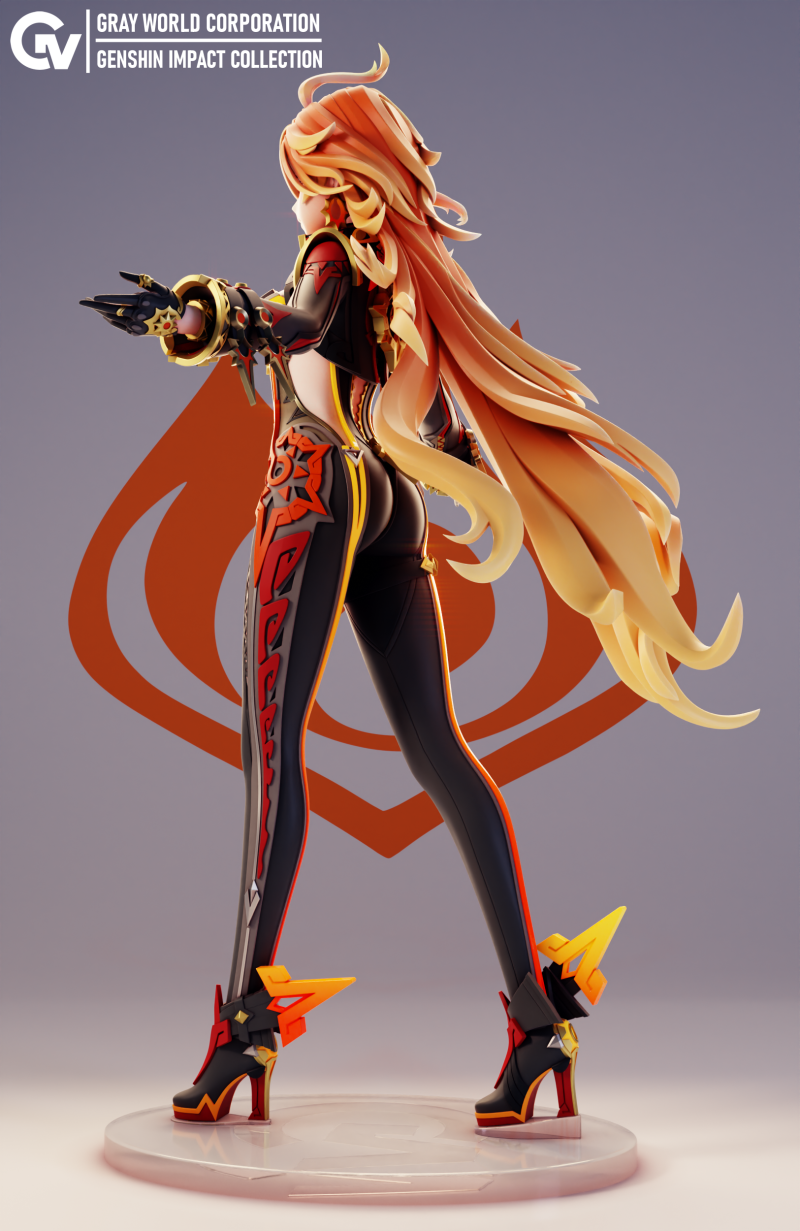 Mavuika Genshin Impact 3D Print Model in Woman 3DExport