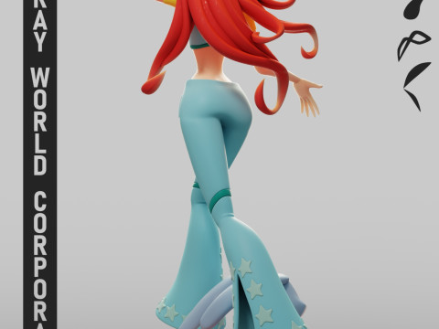 Bloom Winx Club Modèles 3D en vedette in Femme 622518 | 3DExport