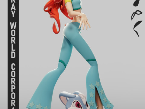 Bloom Winx Club Modèles 3D en vedette in Femme 622518 | 3DExport