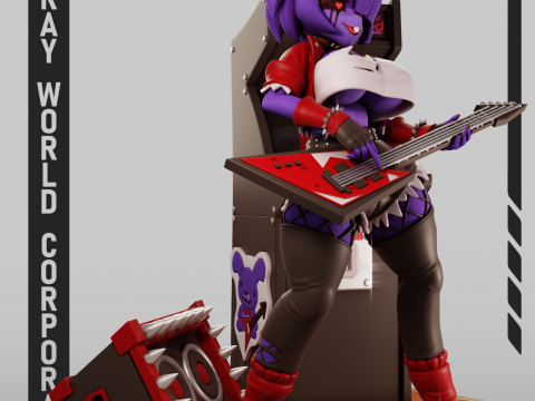 Club nocturno Bonfie 2 Frennis Modelo de impresión 3D in Monstruos y ...