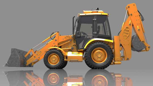 Dozer 3D Model in Machines 3DExport