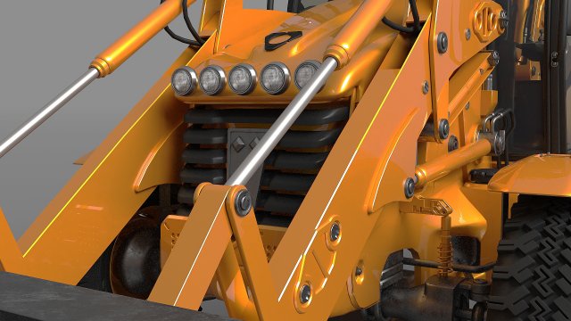 Dozer 3D Model in Machines 3DExport
