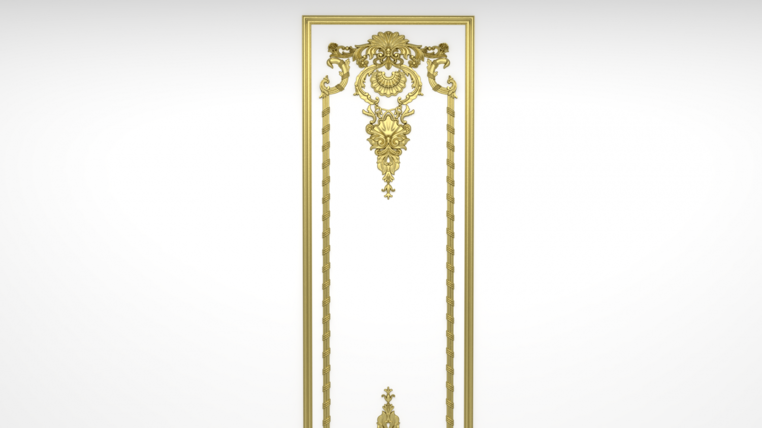 Plaster decorative frame 05 3D Model in Decoration 3DExport