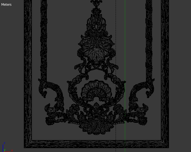 Plaster decorative frame 05 3D Model in Decoration 3DExport