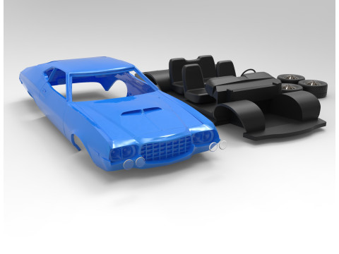 Gran torino sport 72 rc 3D Print Model in Vehicle 608759 | 3DExport