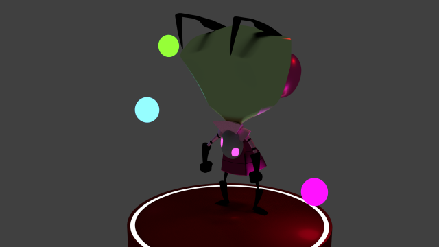 invader zim model 3D Model in Alien 3DExport