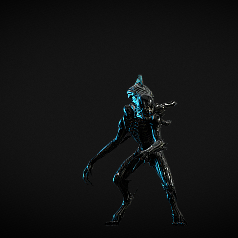 alien vs predator 3D Models in Monster 3DExport