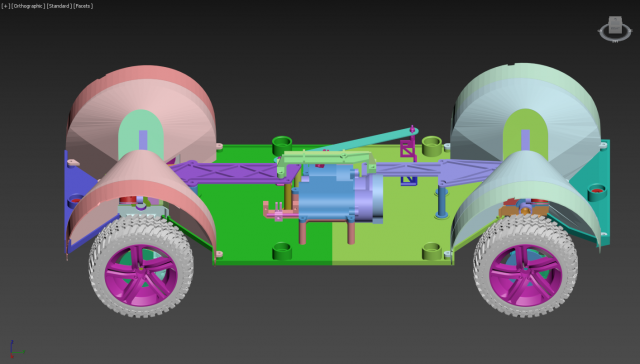 Rc car chassis 3D Print Model in Automotive 3DExport
