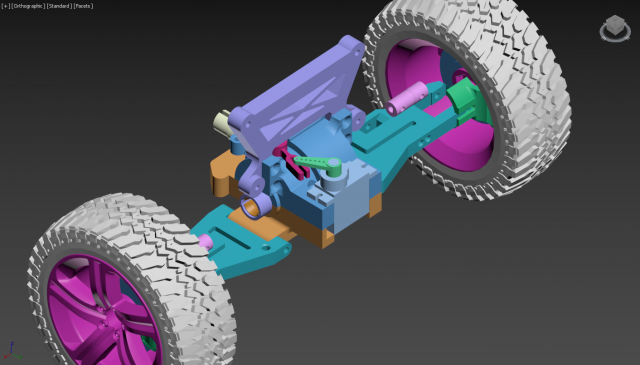 Rc car chassis 3D Print Model in Automotive 3DExport