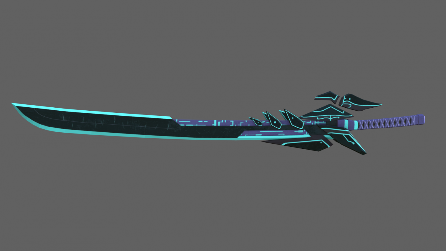 Futuristic Sci-Fi Sword PACK - 4 Swords with Distinct Designs Low-poly ...
