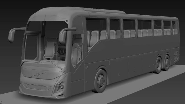 Volvo 9700 3D Model in Bus 3DExport