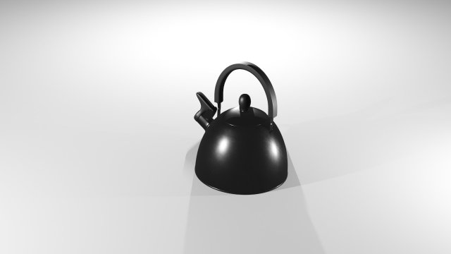 kettle 3D Model in Kitchen 3DExport
