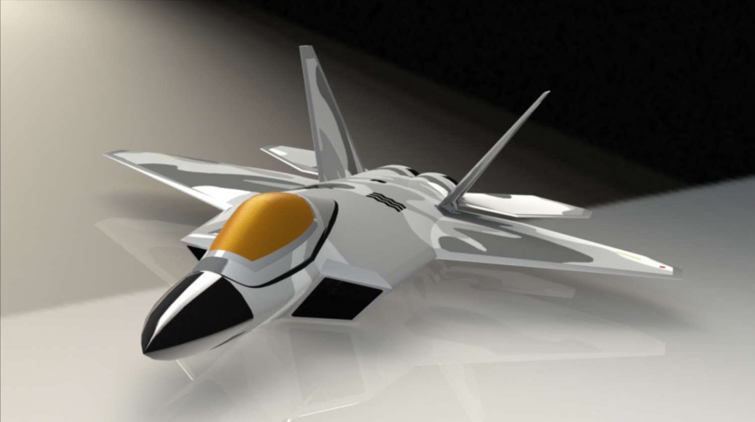 Lockheed Martin F-22 Raptor Model 3D Model in Fighter 3DExport