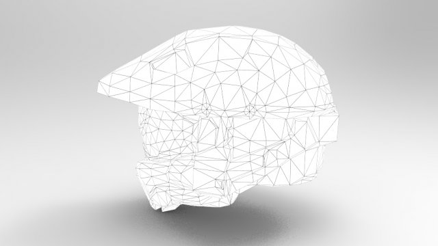 master chief helmet Free 3D Model in Combat 3DExport