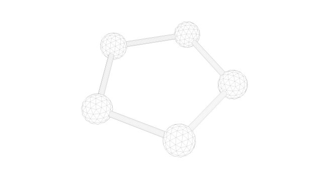 the set of models of graphene molecules 3D Model in Medicines 3DExport