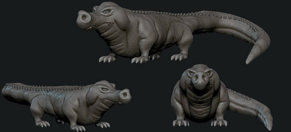croco 3D Print Models in Animals 3DExport