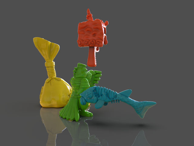 tmnt scratch the cat accesories 3D Print Model in Figurines 3DExport