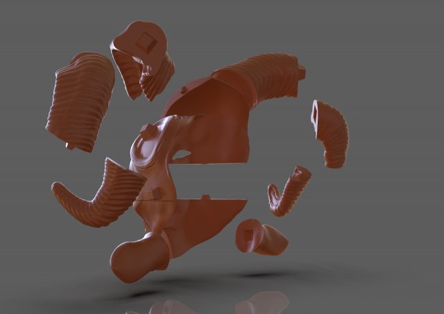 Pans Labyrinth Mask 3D Print Model in Figurines 3DExport