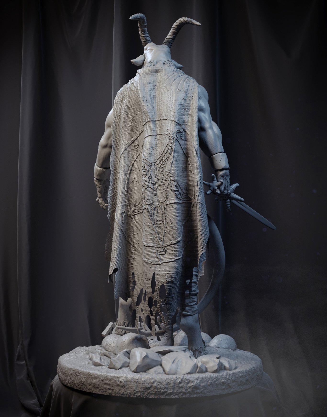 baphomet figure printable - action figure 3D Print Models in Monsters ...