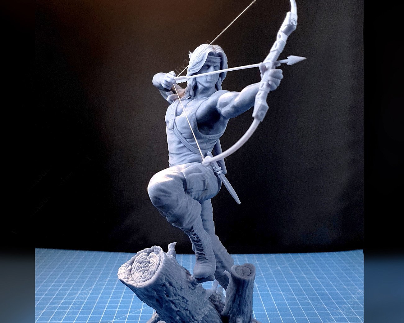 RAMBO - 3D Diorama Printable 3D Model in Man 3DExport