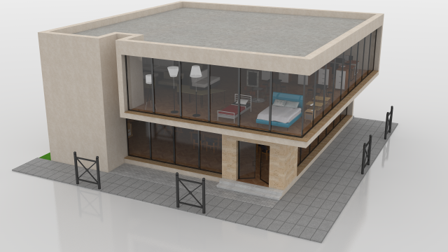 furniture store 3D Model in Buildings 3DExport