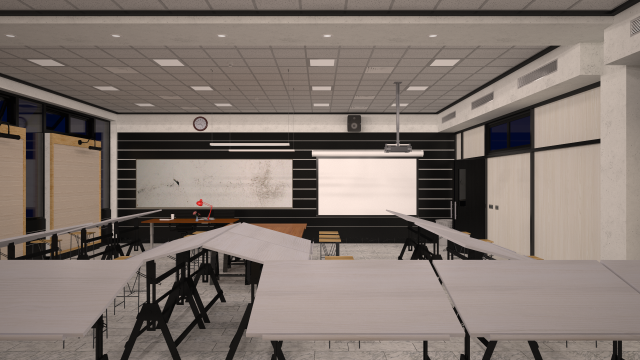 architecture design studio classroom 3D Model in Lobby 3DExport