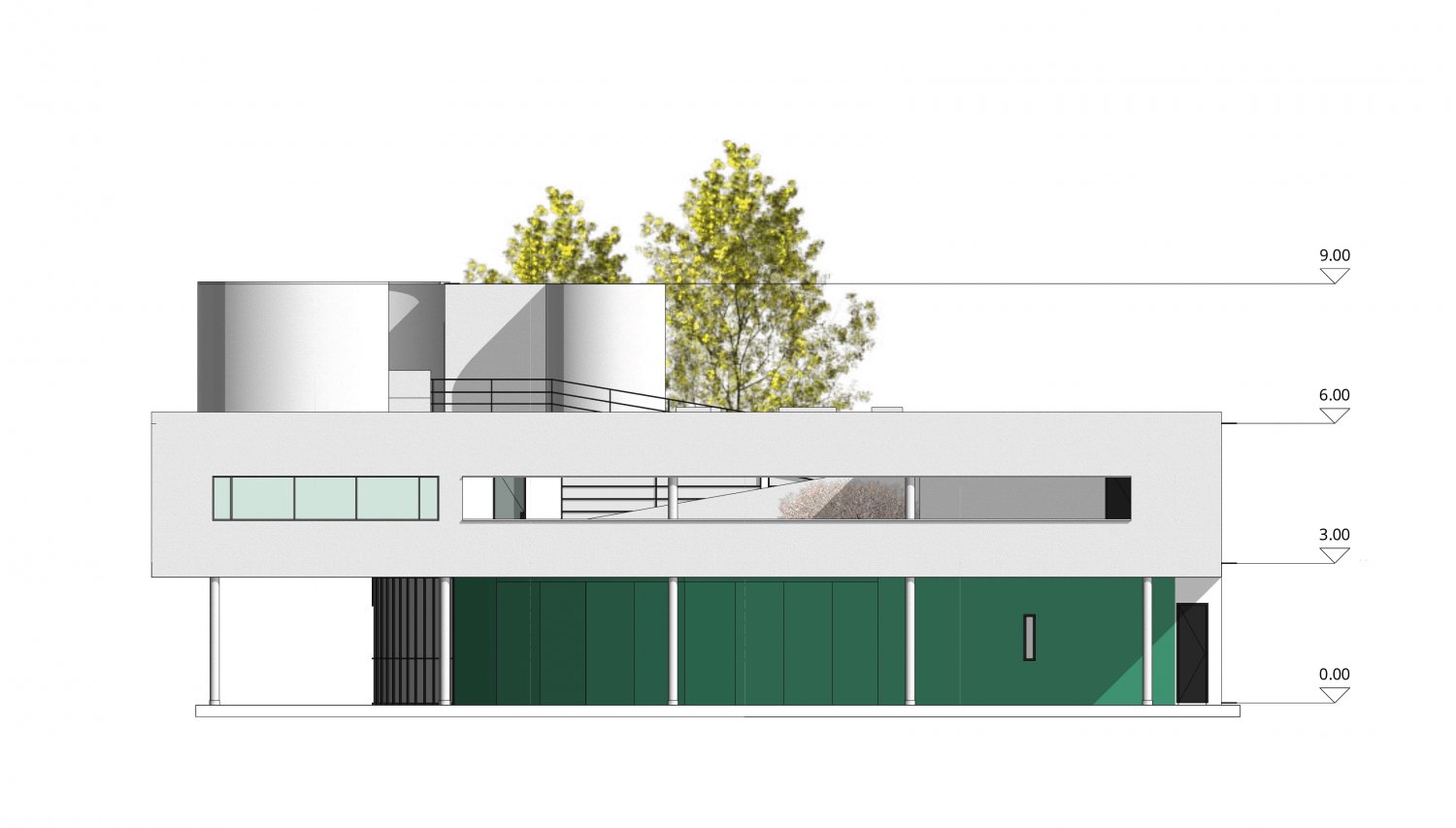 Villa Savoye Elevation