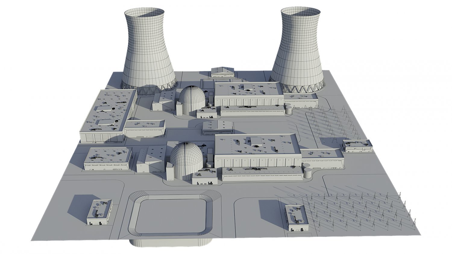 Nuclear Power Plant Paper Model