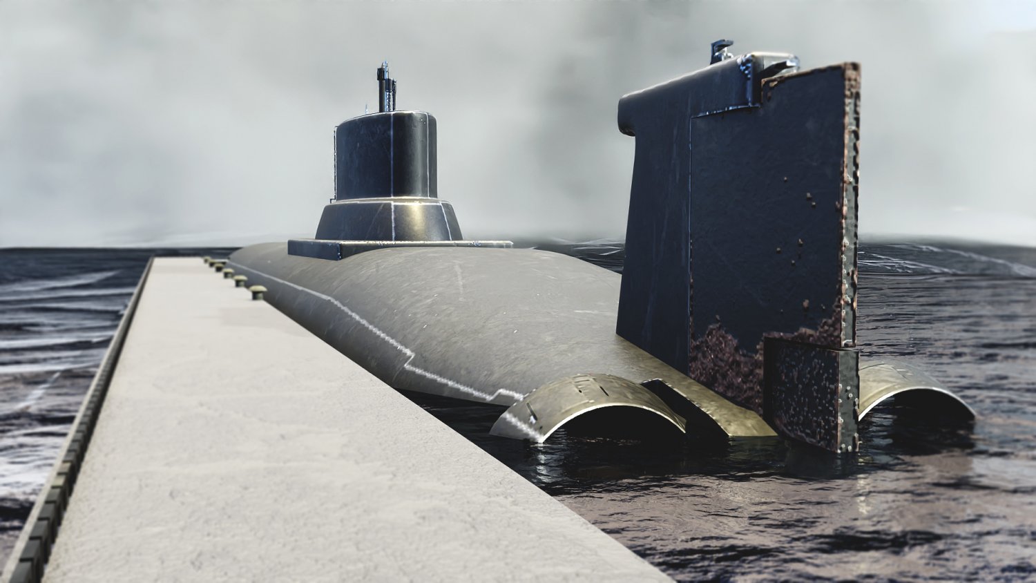 Inside Typhoon Class Submarine