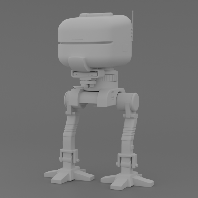 NYPD Robot 4K Texturing 3D Model in Robot 3DExport