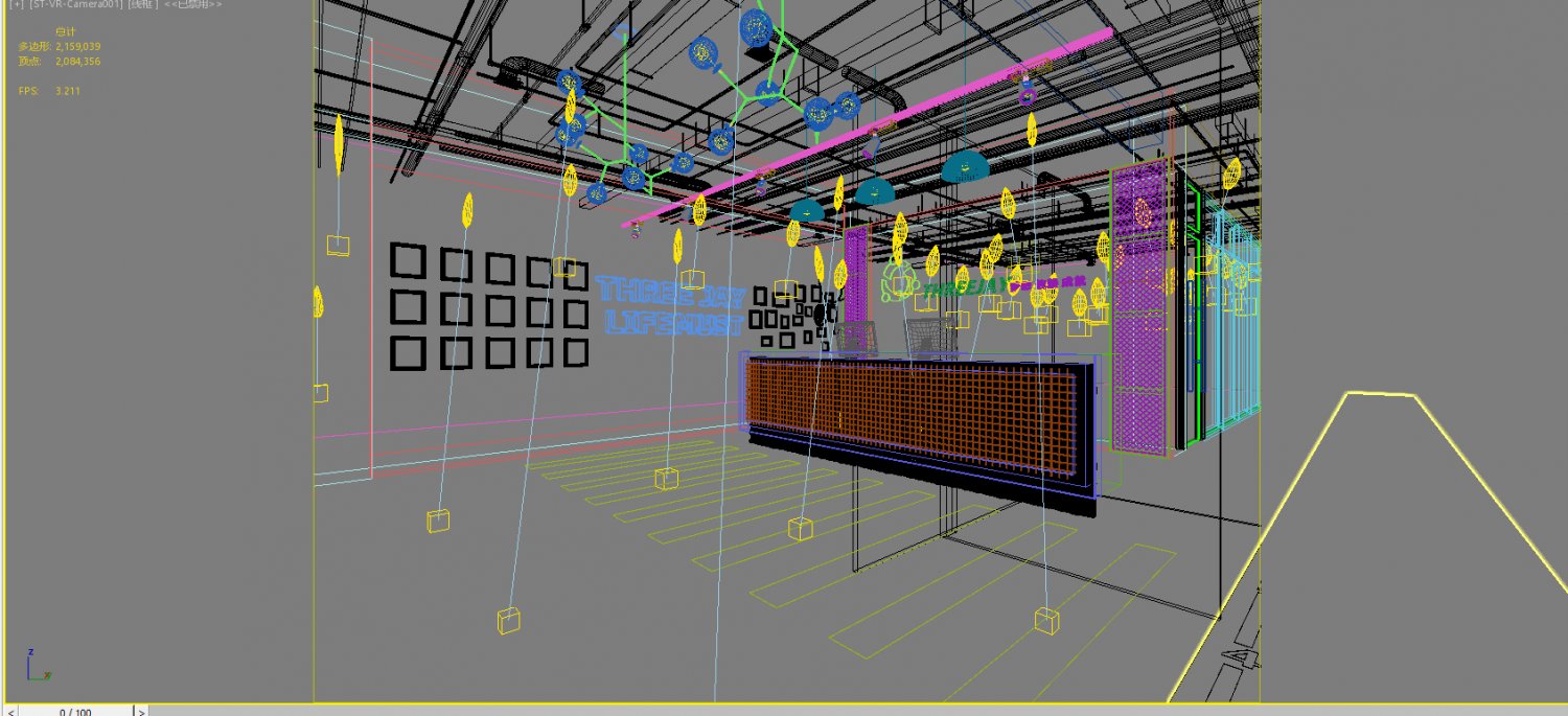 gym space 12 3D Model in Hall 3DExport