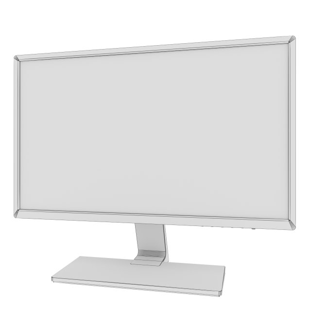monitor benq gw2270 3D Model in Computer 3DExport