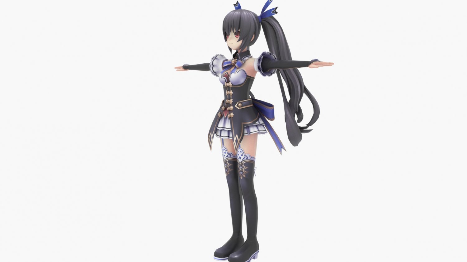 noire from hyperdimension neptunia Modèles 3D in Dessin animé 3DExport