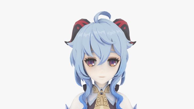 Ganyu - Genshin Impact 3D Model in Woman 3DExport