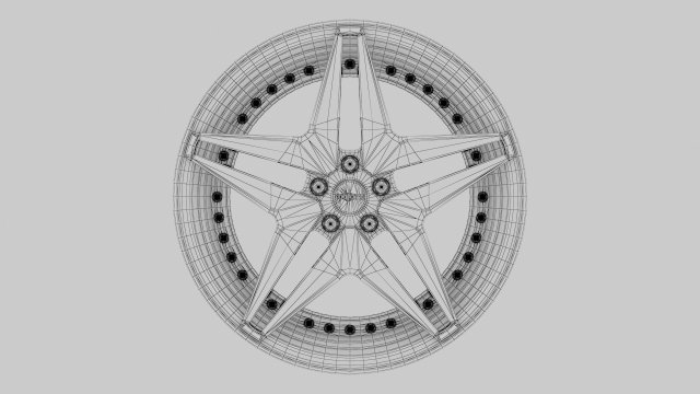 Rotiform AVV Wheels 3D Model in Parts of auto 3DExport