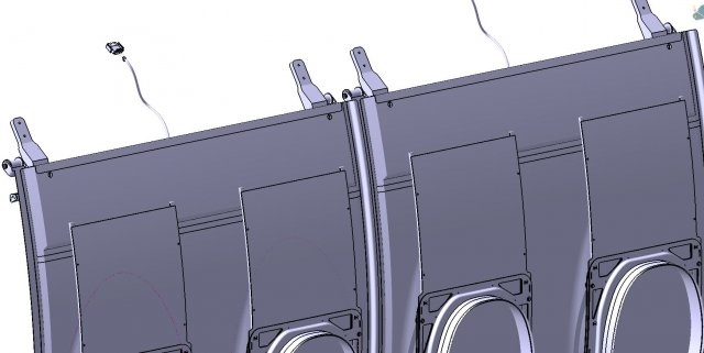 DETAILED AIRCRAFT SIDEWALL PANELS 3D Model in Parts 3DExport