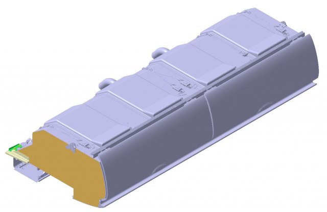 Detailed STOWAGE BIN assy 3D Model in Parts 3DExport