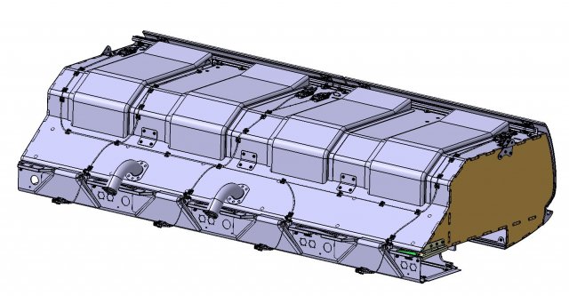Detailed STOWAGE BIN assy 3D Model in Parts 3DExport