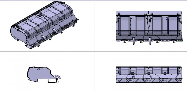 Detailed STOWAGE BIN assy 3D Model in Parts 3DExport