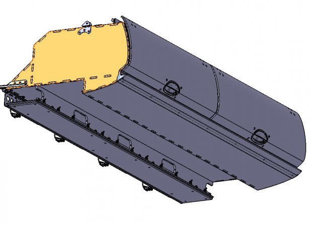 Detailed STOWAGE BIN assy 3D Model in Parts 3DExport