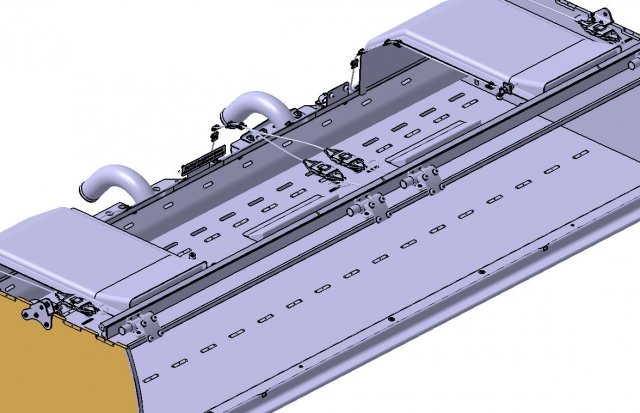 Detailed STOWAGE BIN assy 3D Model in Parts 3DExport